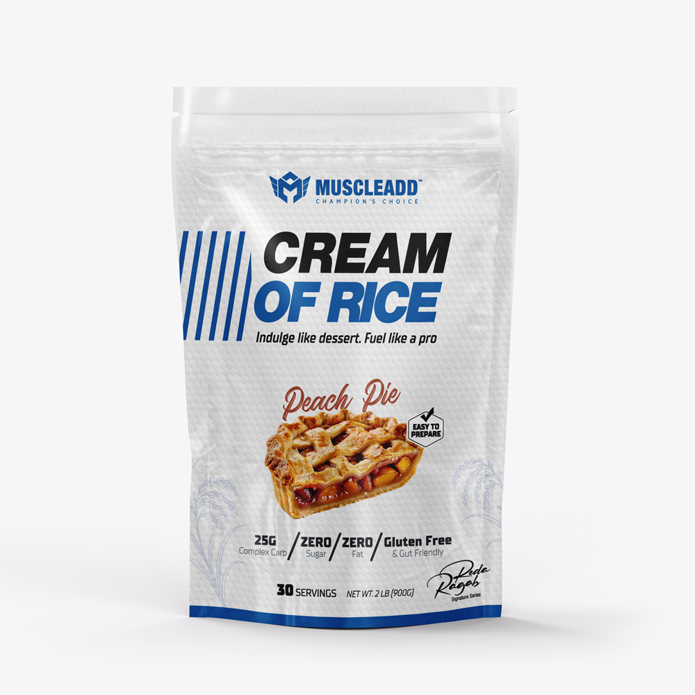 Muscle Add Cream Of Rice-30Serv.-900G-Peach Pie | Maxmuscle Elite